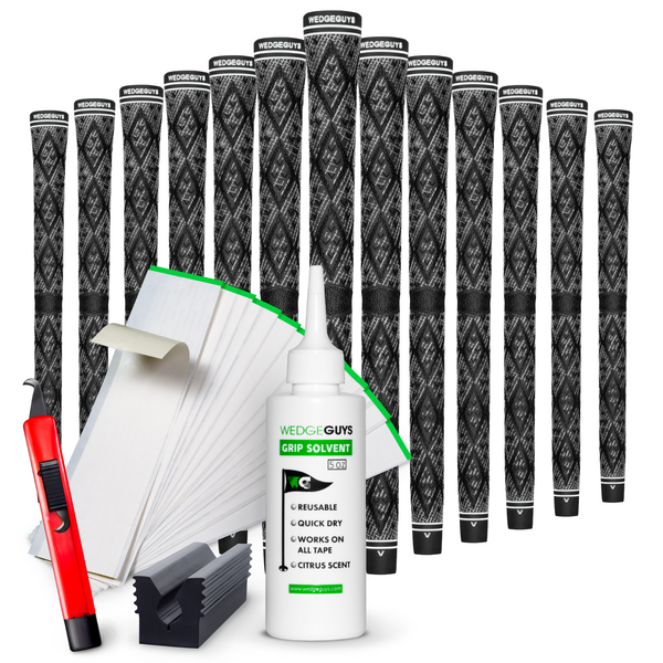 Diamond Cord Golf Grip & Kit Bundle | Full Cord Golf Grips